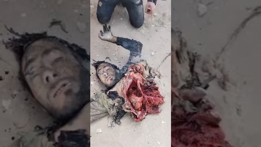 ISIS member's body completely mutilated - GoreSee - Death is Watching ...