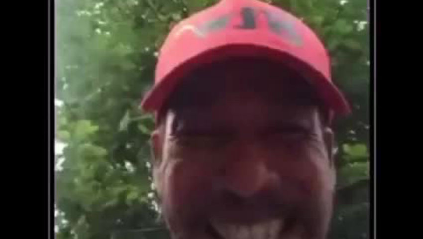 Guy laughing in front of the body of this kid - GoreSee - Death is ...